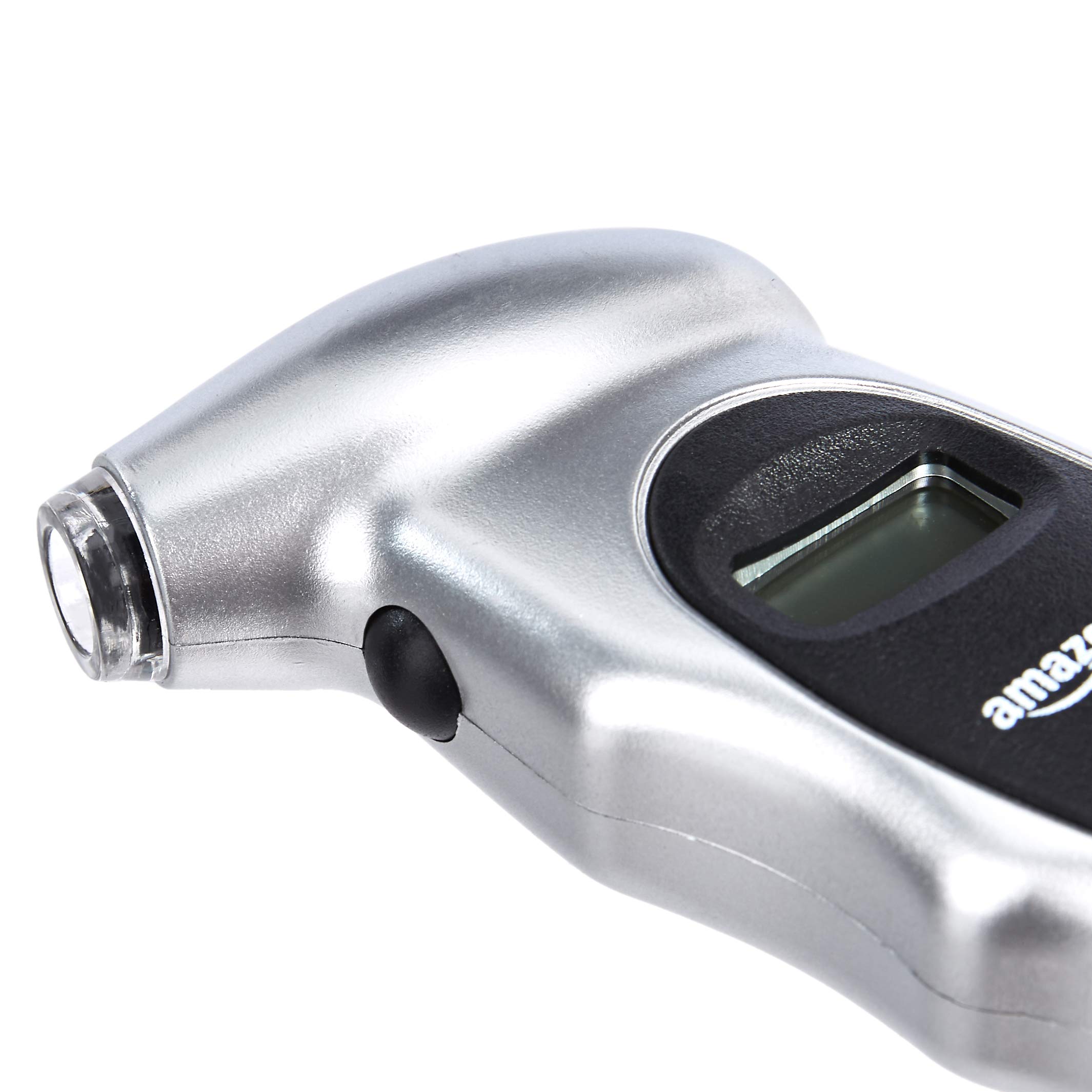 Amazon Basics Digital Tire Pressure Gauge - Silver, 3-Pack