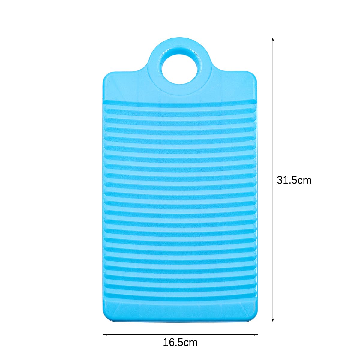 NUZAMAS Mini Plastic Washboard Fashion Washboard Non-Slip Washboard Clothes Washboard Hand Wash Board for Home Laundry Accessories Blue