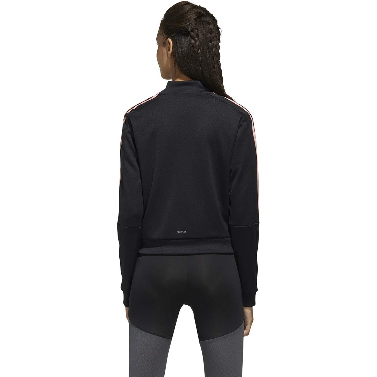 adidas Women's Track Pant Culture Track Top Black/White Small