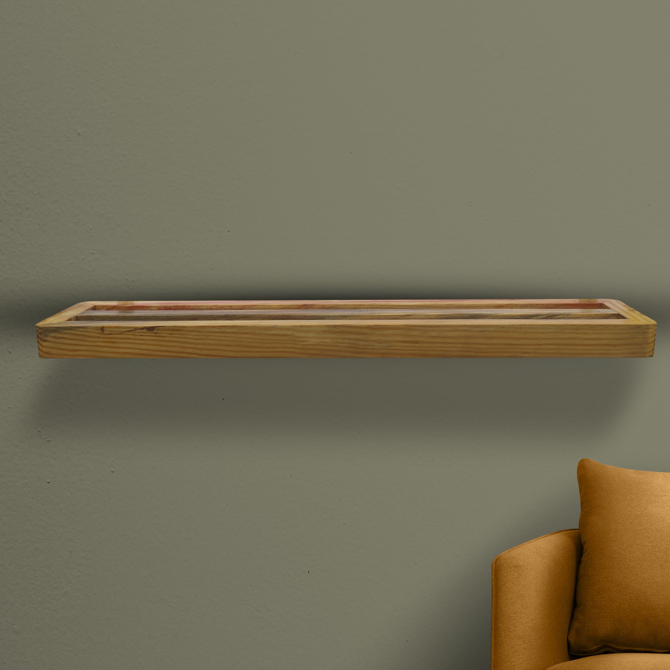 NEW AGE KRAFTZ Towel Racks, Wall Mounted, Metal Towel Holders with Wooden Shelf for Small Bathroom in Rv, Camper, Rolled Bath and Hand Towels Holder Storage and Organization Decor