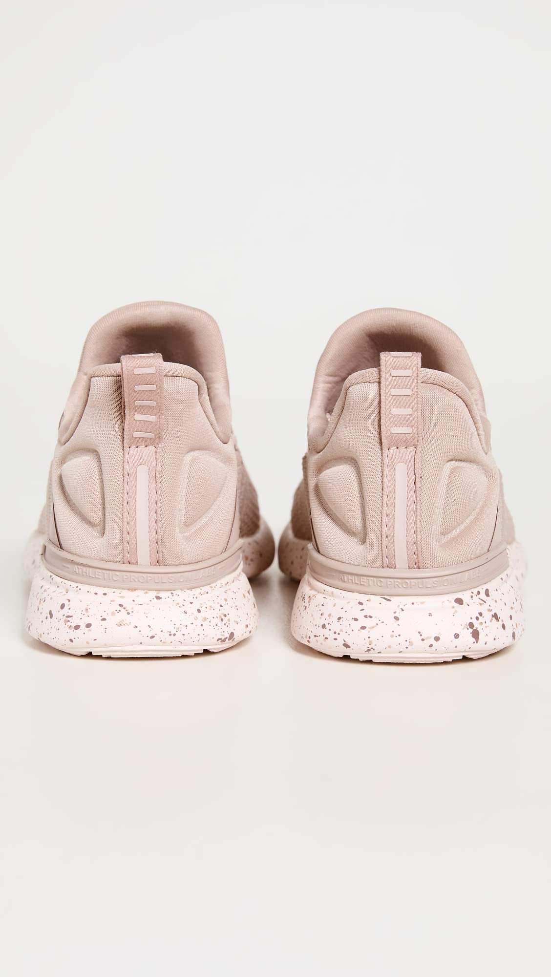 APL: Athletic Propulsion Labs Women's Techloom Tracer Sneakers, Rose Dust/Creme/Speckle, Pink, 5 Medium US