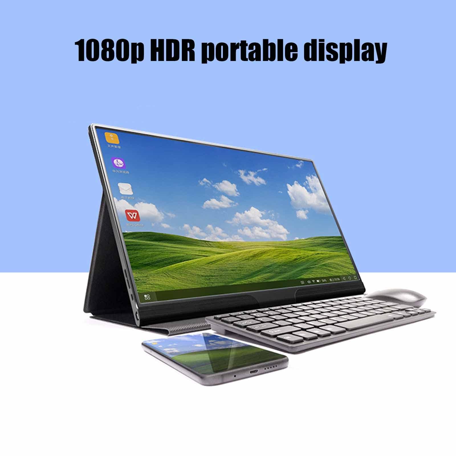 BDT Portable Display 15.6 Inch 1080P HD IPS Screen HDR Computer High Resolution Display