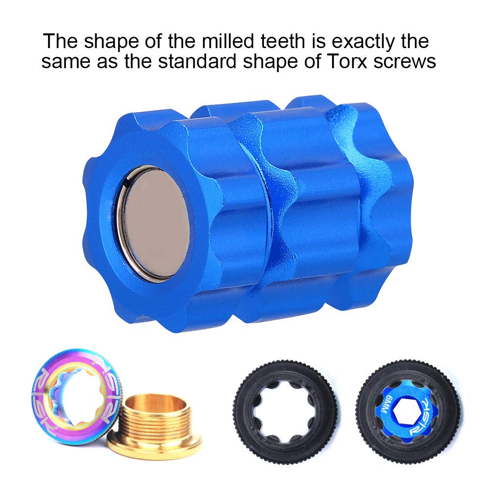 Alomejor Bike Crank Remover Bike Crank Extractor Puller Tool Bottom Bracket Removal Tools for Mountain Bike Road Bike