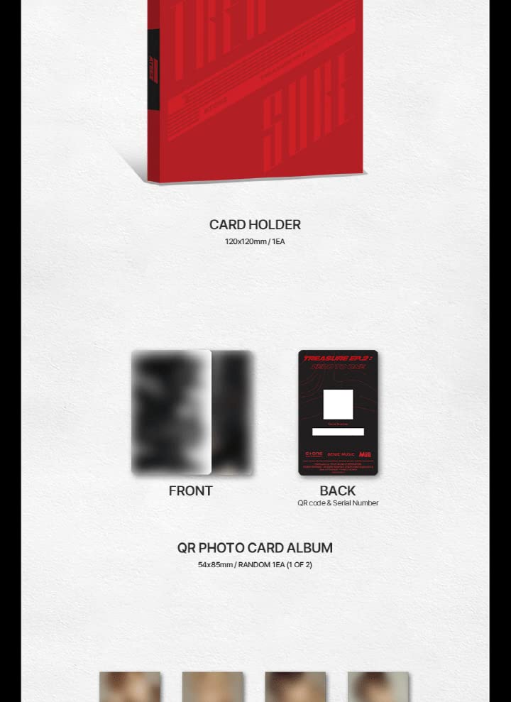 ATEEZ TREASURE EP.2 : Zero To one 2nd Mini Album META Platform Version Card holder+QR photocard album+Photocard+Postcard+Tracking