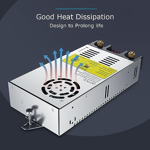 Anbull SMPS 110V AC to 24V DC Converter Power Supply Adapter Switch Transformer Max 25A 600W (New Version)