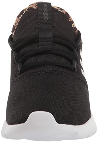adidas Women's Casual Running Shoe, Black/Black/Sandy Beige, 9.5