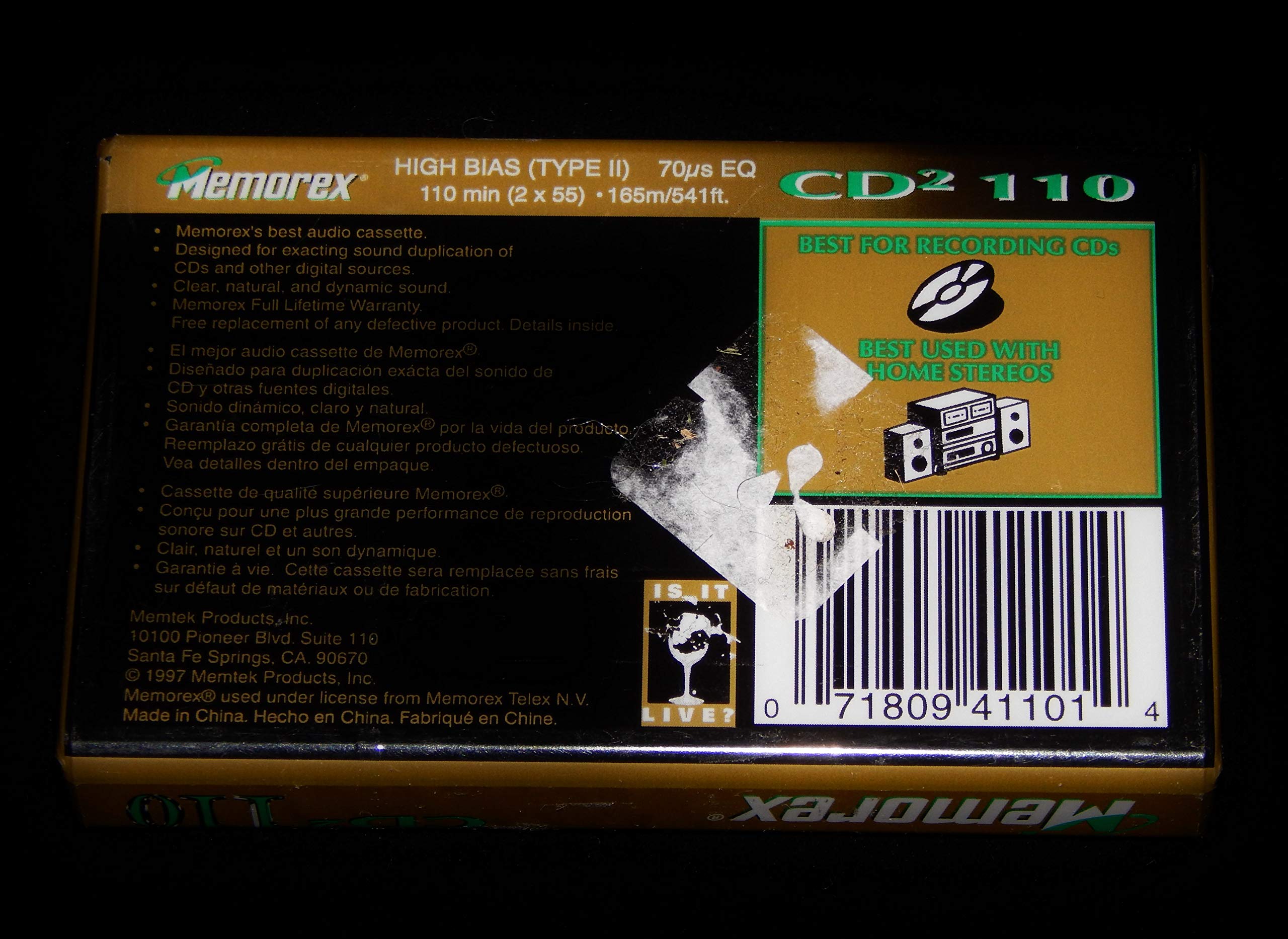 Memorex CD2 High Bias 110