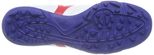 Mizuno Men's Football Shoe, White Highriskred, 10.5