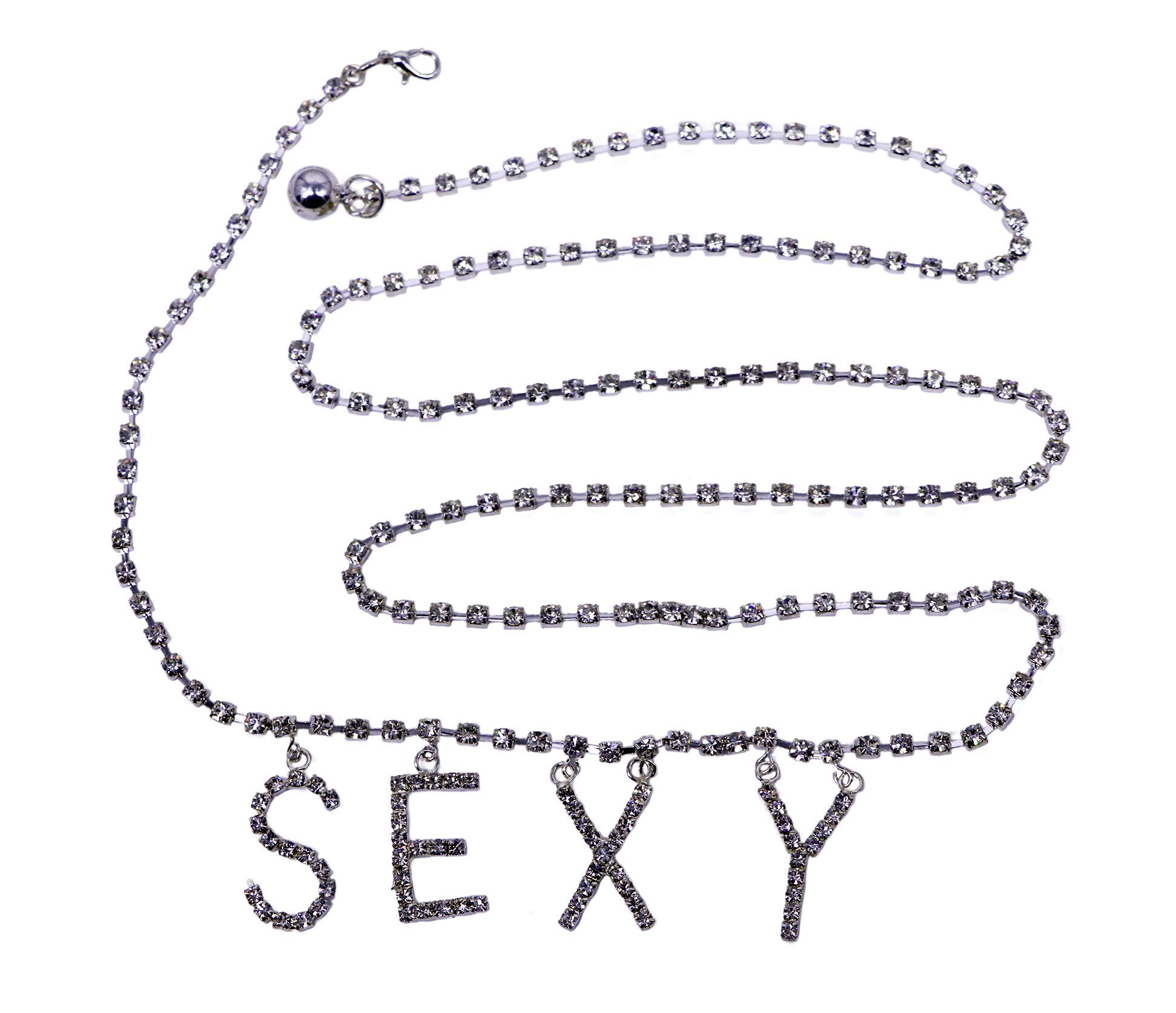 Arsimus Rhinestone Sexy Belly Waist Chain Belt (Sexy)
