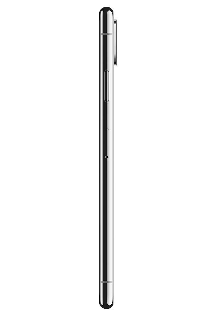 Apple iPhone XS Max (64GB, Silver) [Locked] + Carrier Subscription