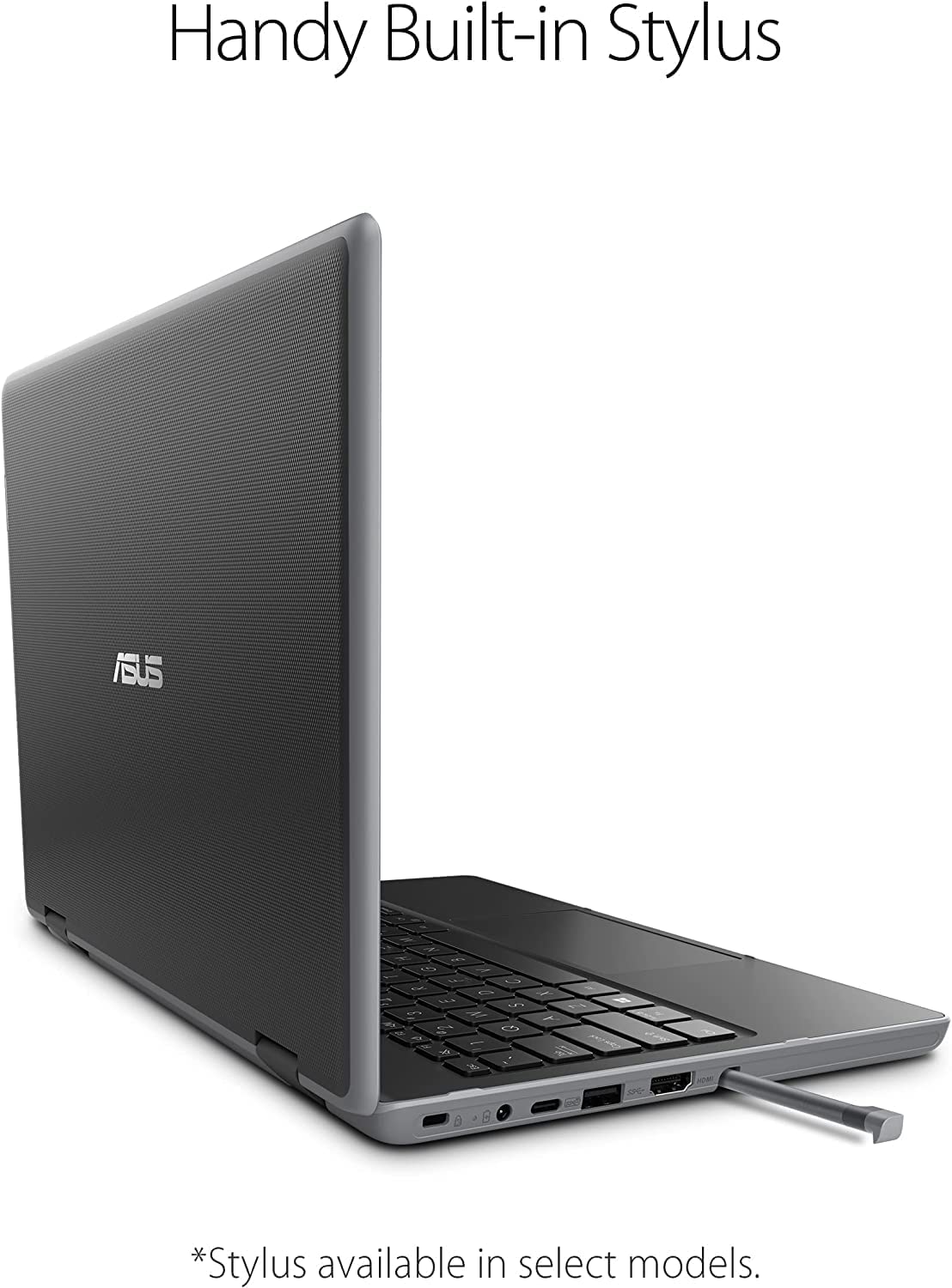 ASUS 2022 11.6'' HD 2-in-1 Touchscreen Business Laptop, Intel Celeron N4500 Processor, 4GB RAM, 128GB eMMC, Webcam, Intel HD Graphics 500, Windows 10 Pro, Dark Grey, 32GB SnowBell USB Card