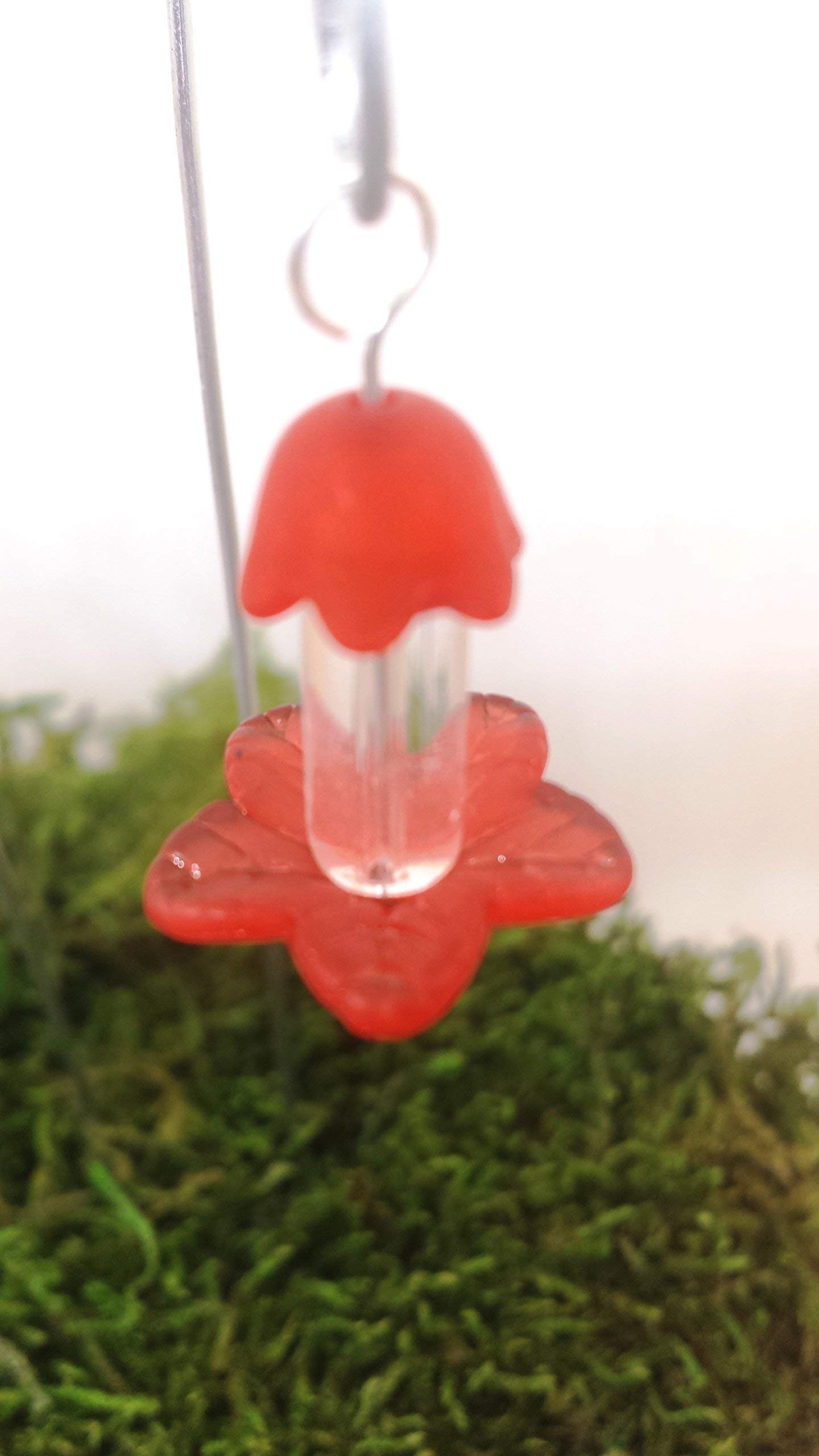 Fairy Garden Accessories. Set of 2 Miniature Bird Feeders.