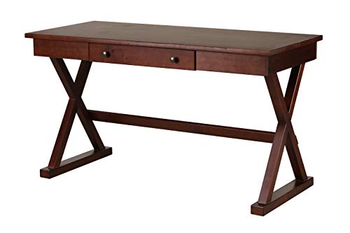 Amazon Brand β Stone & Beam Classic Home Office Desk with Drawer, 54"W, Dark Espresso