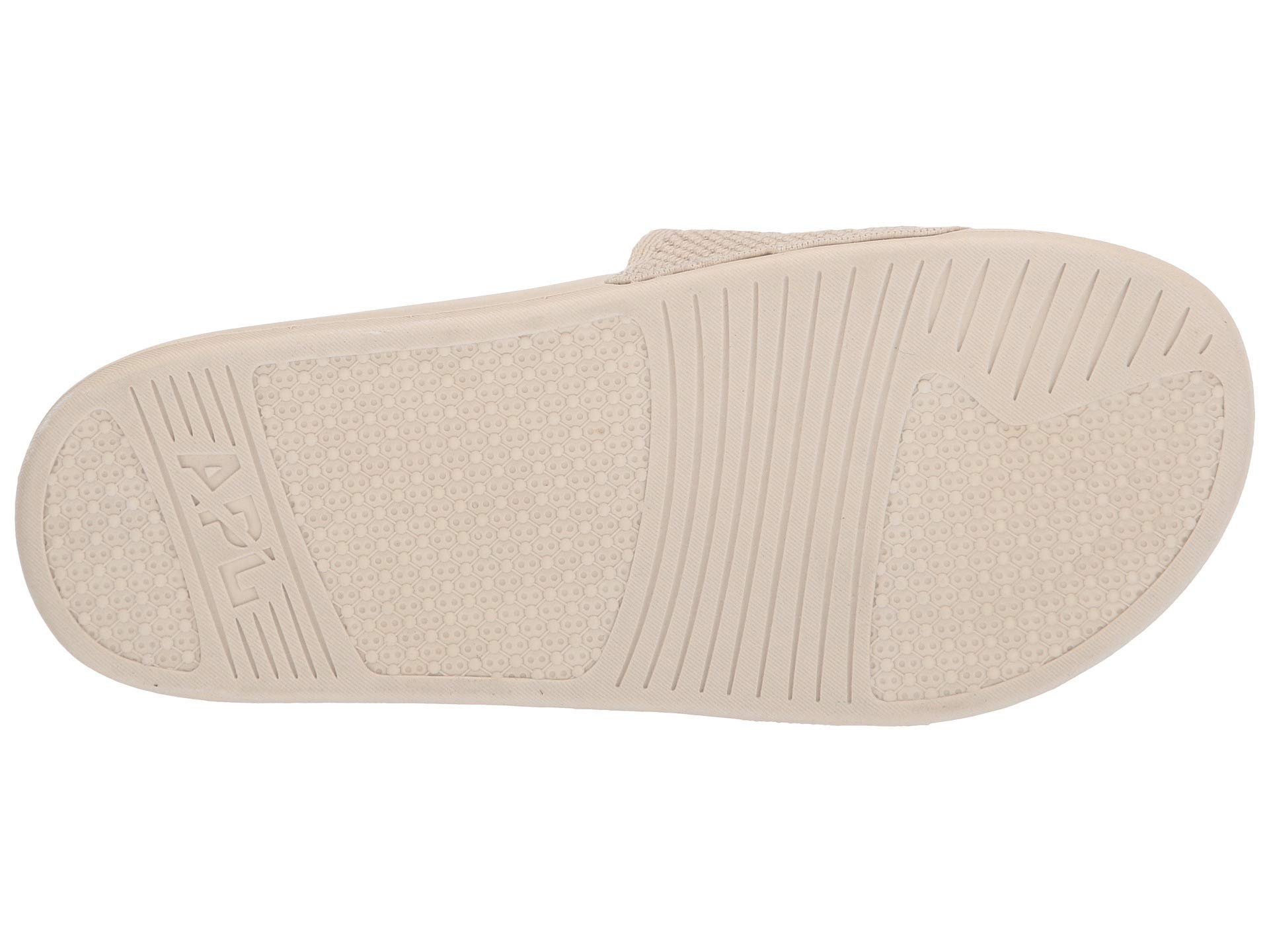 Athletic Propulsion Labs (APL) Big Logo Techloom Slide Parchment 8 B (M)