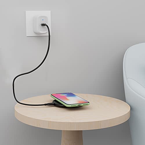 Amazon Basics 10W Qi Certified Wireless Charging Pad (No AC Adapter), Black