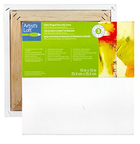 Artist's Loft Gallery Wrapped Heavy Duty Canvas 10" x 10"