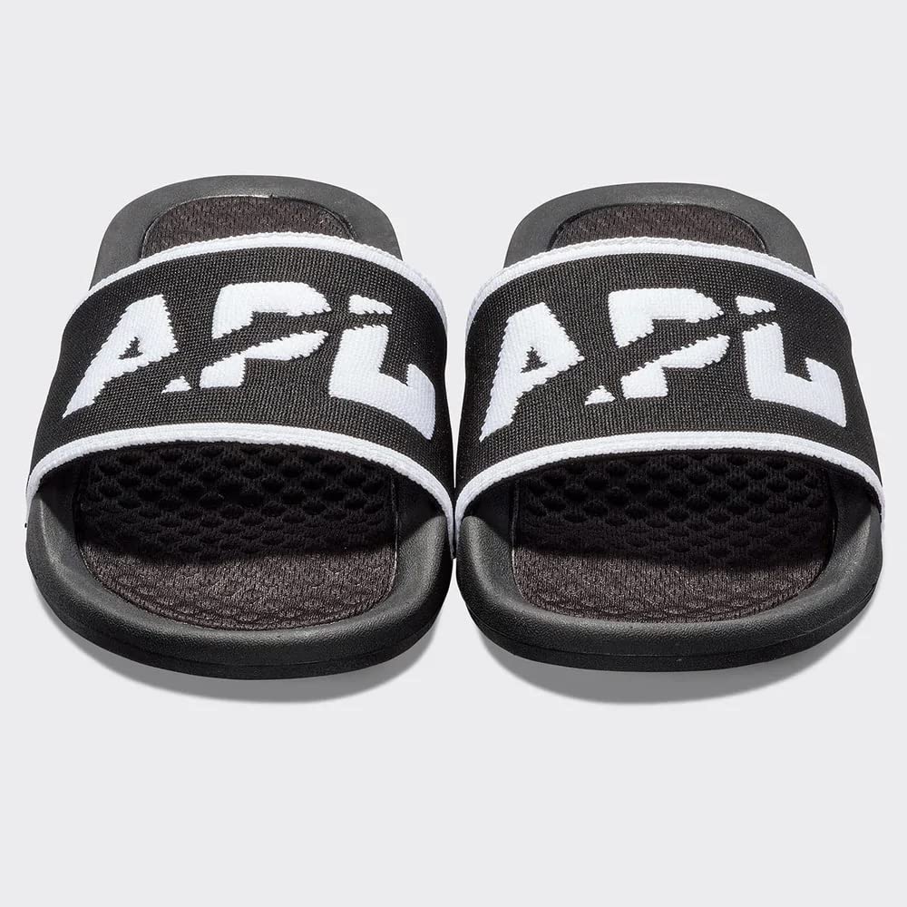 Athletic Propulsion Labs (APL) Big Logo Techloom Slide Black/White/White 10 D (M)