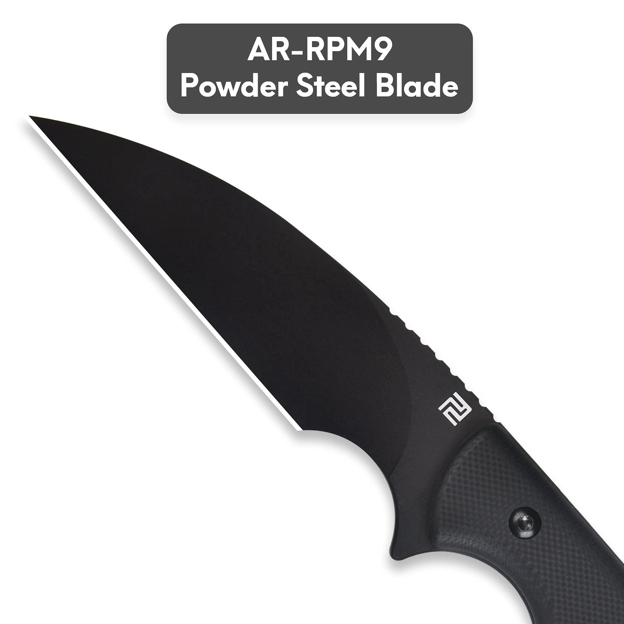 ARTISANCUTLERY Tactical Knife Sea Snake (ATZ-1842) AR-RPM9 Powder Steel Blade G10 Handle Fixed Blade Knife Desert