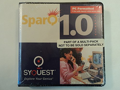 SyQuest SparQ 1.0 Gigabyte PC Formatted Disc SPARQ1-001
