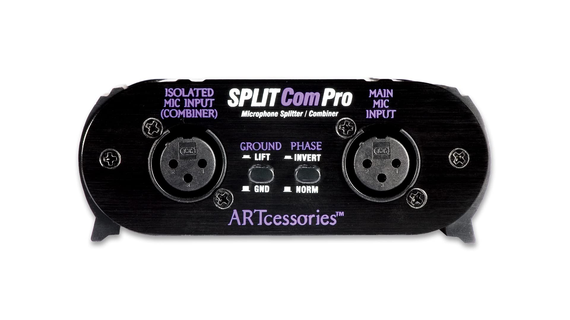 ART Splitcom Pro 2 Way Microphone Splitter and Combiner, Monitor