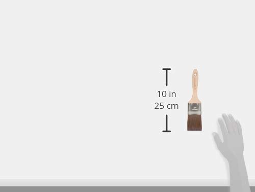 Amazon Basics 2" Flat Edge Master Pro Paint Brush, Brown
