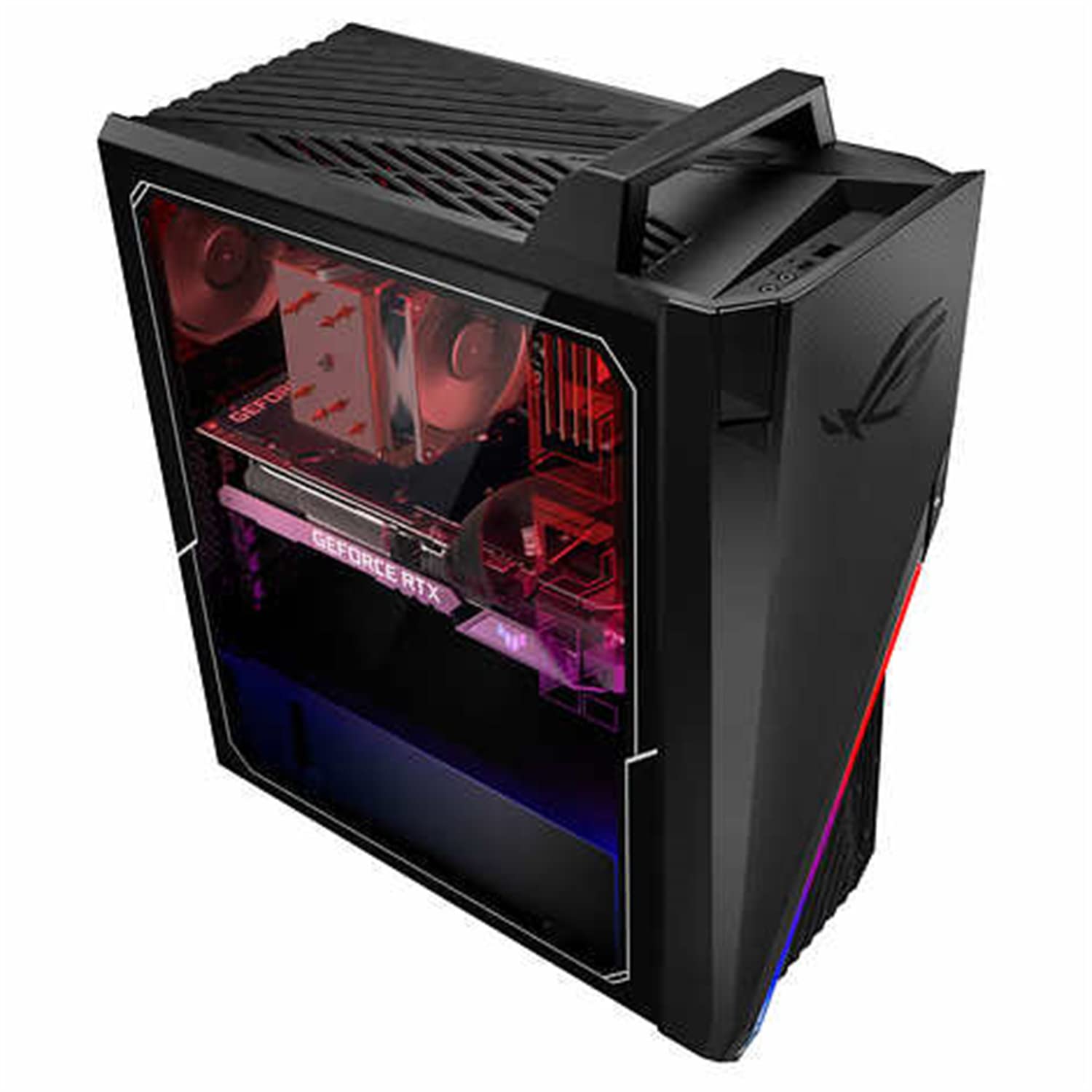 ASUS ROG Gaming Desktop 2023 Newest, 12th Gen Intel Core i7-12700F, 64GB DDR4 RAM, 2TB SSD, 1TB HDD, NVIDIA GeForce RTX 3060 Graphics, Wi-Fi6, Bluetooth, HDMI, Windows 11 Home, Bundle with Cefesfy
