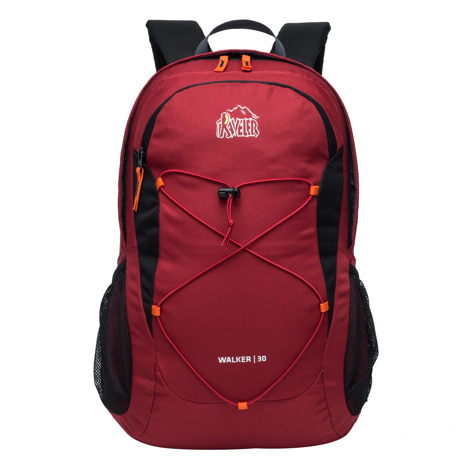 Aveler 30L Unisex lightweight Daypack for Women and Man, Water Resistance Backpack for Travel, Hiking, Camping - Red