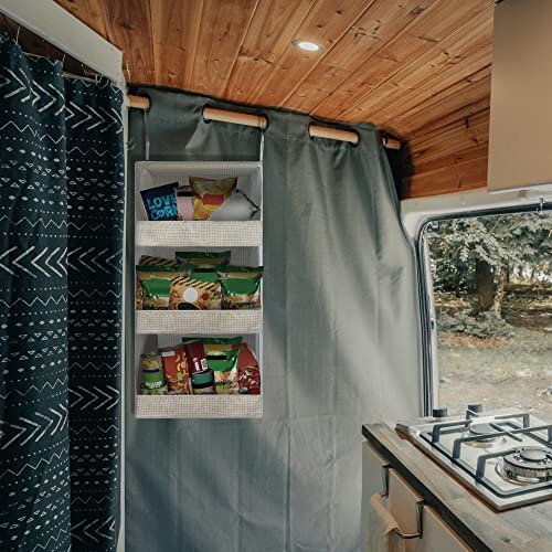 GRANNY SAYS Bundle of 1-Pack Hanging Organizer for RV Closet & 3-Pack Storage Cubes for Organizing