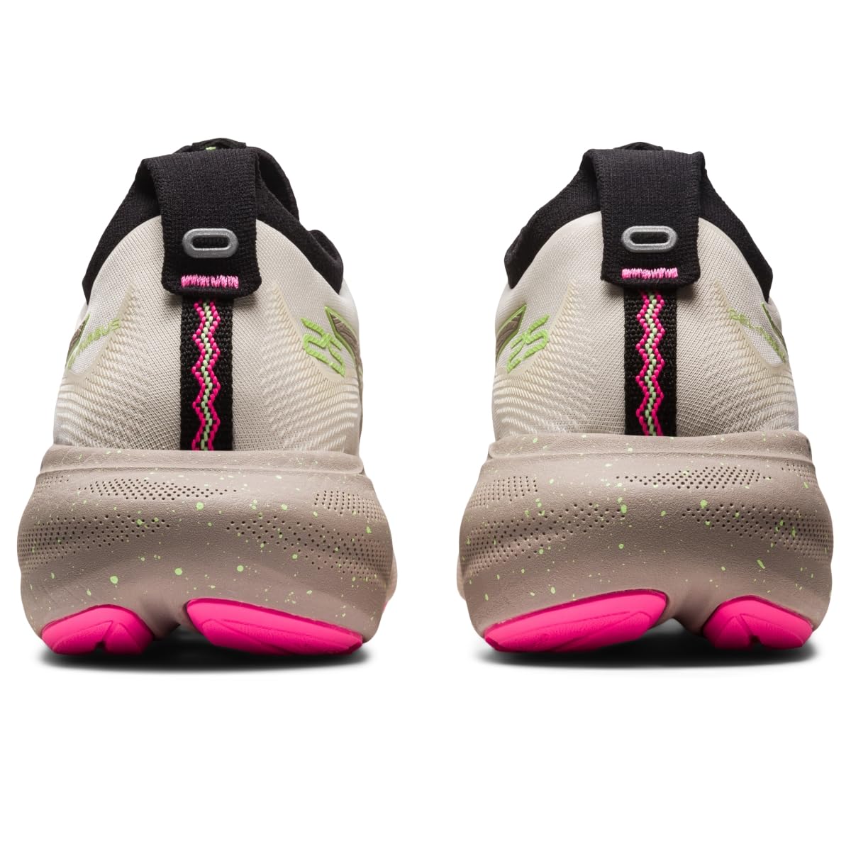 ASICS Women's Gel-Nimbus 25 Trail Shoes, 8.5, Nature Bathing/Lime Green
