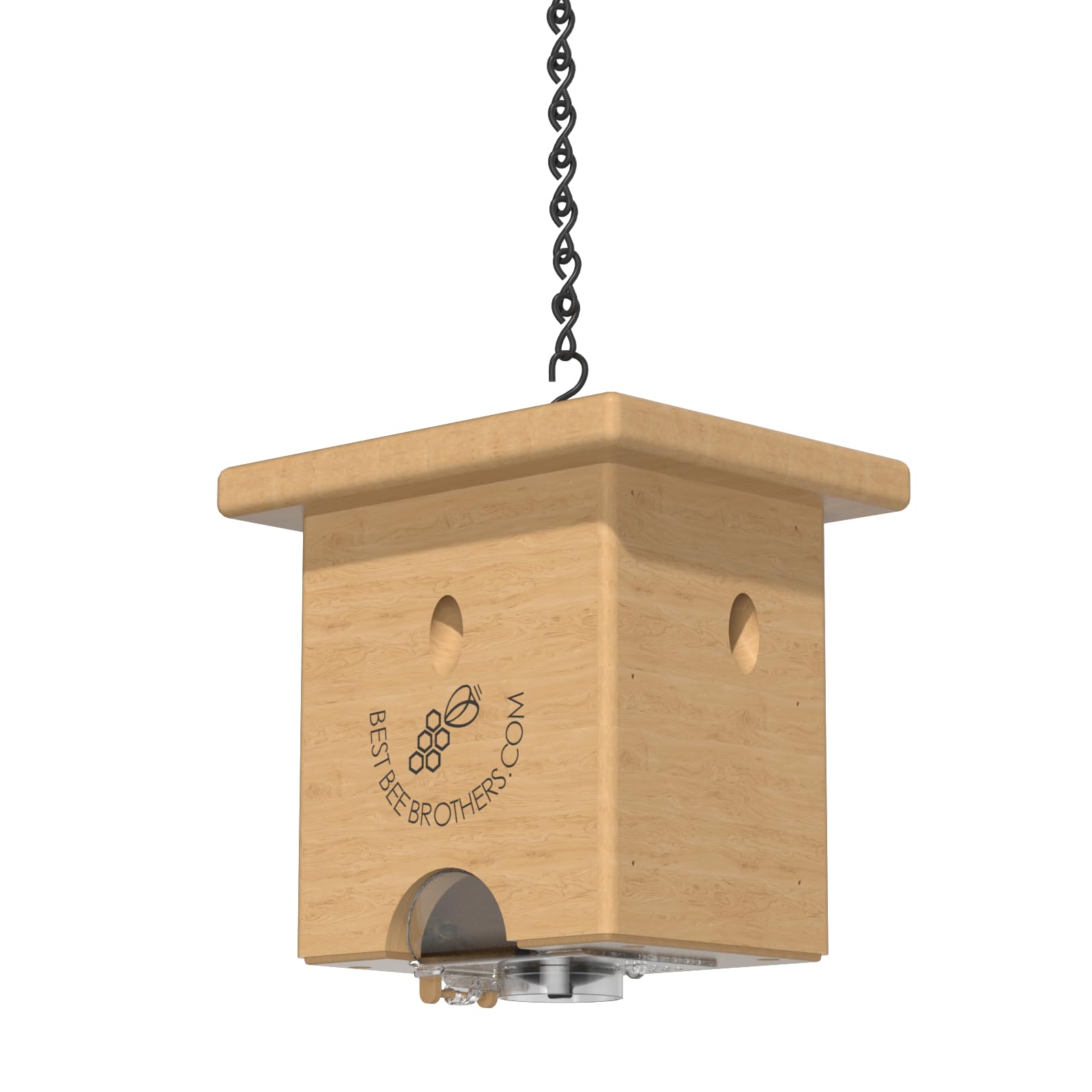 Best Bee Brothers Carpenter Bee Traps for Outside - Carpenter Bee Trap, Pine Turbo Trap Wood Bee Traps - Professional-Grade Carpenter Bee Traps for Outdoors Hanging - Bee Catchers for Outside (6 Pack)