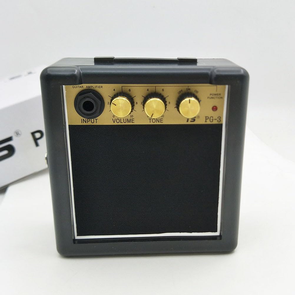 Happyyami Mini Guitar Amplifier Portable Compact Guitar Speaker Mini Loudspeaker for Acoustic and Electric Guitar