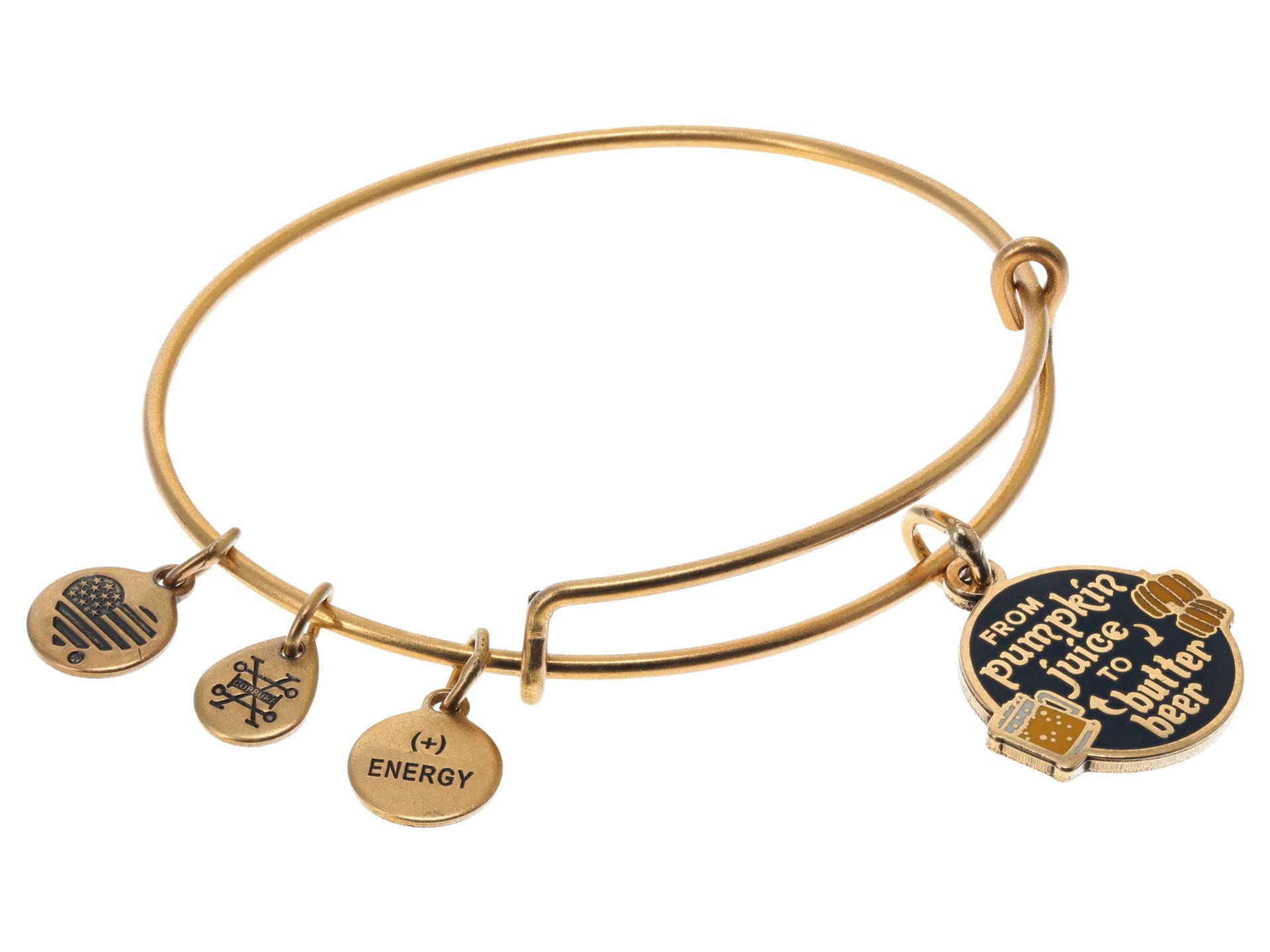 Alex and Ani Harry Potter Butter Beer Bracelet Rose Gold One Size