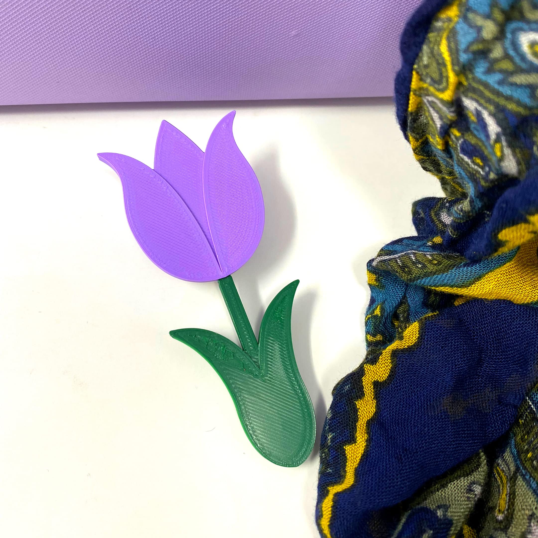 BAGLETS - Flower Charm Accessory Compatible with Bogg Bags & Other Similar Totes - Cute Decorative Charm Perfect for Customizing Your Bag β Made in USA (Tulip Charm)