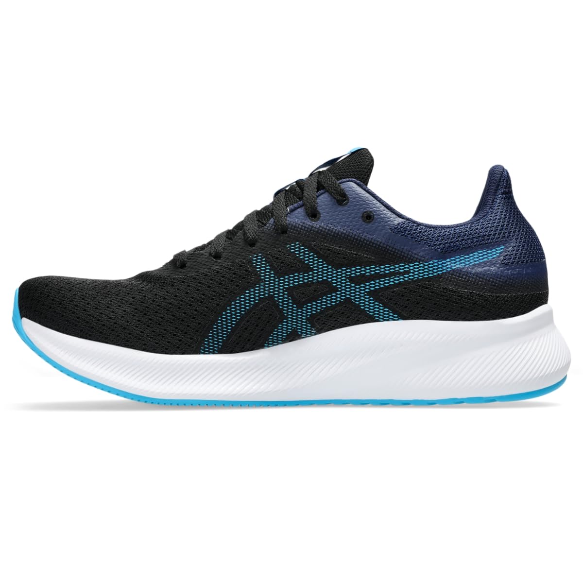 ASICS Men's PATRIOT 13 Running Shoes, 13, DEEP OCEAN/GLOW YELLOW