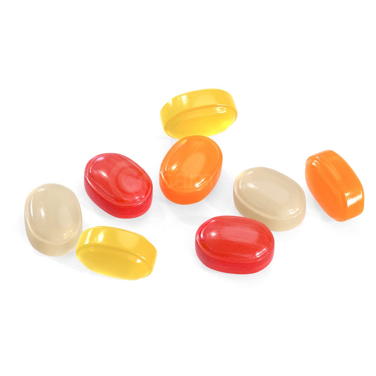 Arcor Fruit Filled Bon Bon Hard Candy by Cambie | Hard Fruit Candy with Soft & Chewy Interior | Individually Wrapped Bon Bons in Strawberry, Cherry, Pineapple, Orange & Lemon | Decadently Sweet Candy from Argentina (4 lb)
