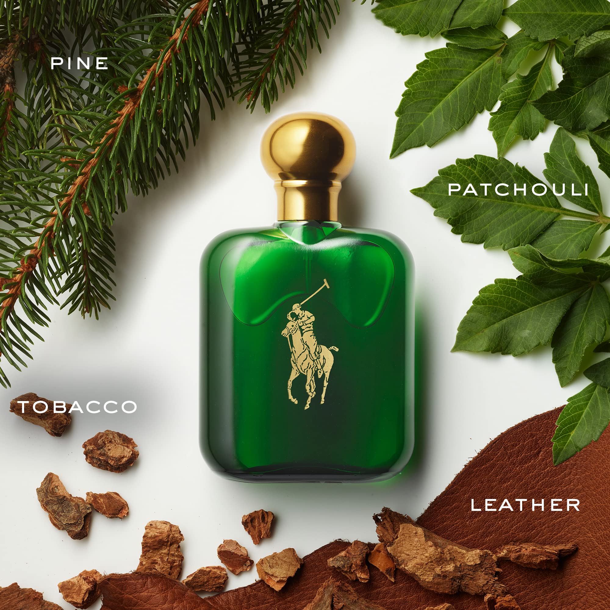 Ralph Lauren FRAGRANCES Polo - Eau de Toilette - Men's Cologne - Woody & Spicy - With Pine, Patchouli, Leather, and Tobacco - Medium Intensity - 4 Fl Oz