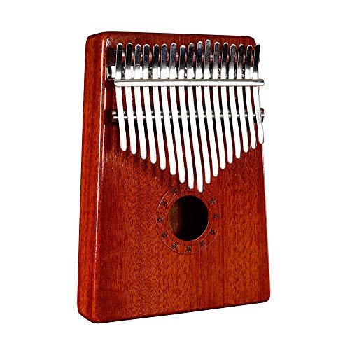 Amazon Basics Portable 17 Key Thumb Piano Kalimba, Natural