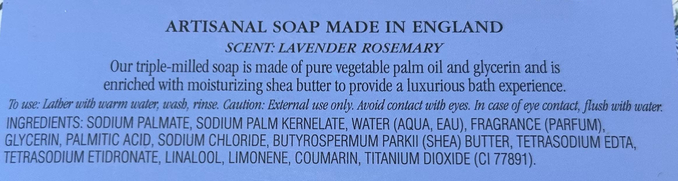 Michel Design Works Large Bath Soap Bar, Lavender Rosemary