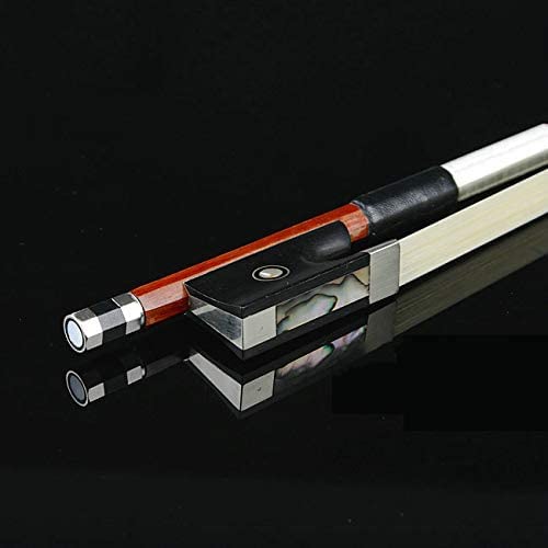 AMZZ Professional Full Size 4/4 Violin Bow Well Balanced Round Brazil Wood Stick Horsehair ďź4 4 Violin Bowďź