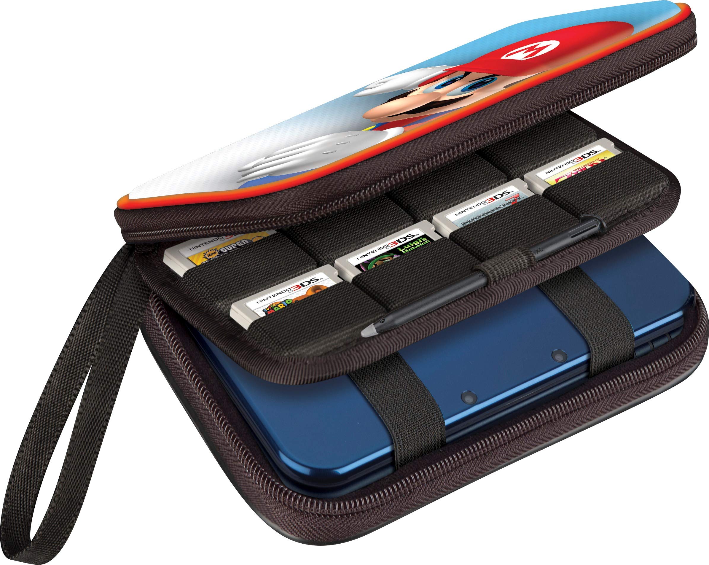 Game Traveler Nintendo 3DS XL or 2DS Character Art Case - Compatible with Nintendo 3DS, 3DS XL, 2DS, 2DS XL, New 3DS, 3DSi, 3DSi XL - Includes Game Card Pouch - Licensed by Nintendo