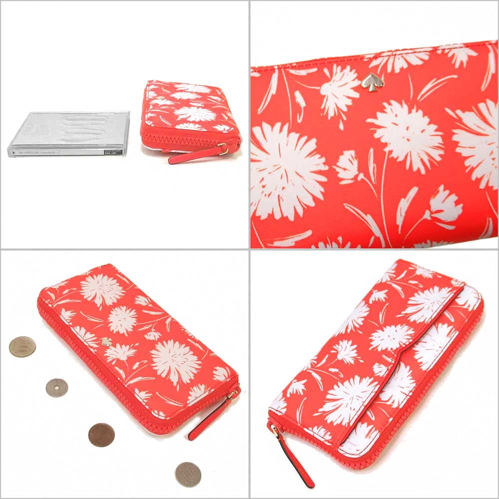 Kate Spade Jae Nylon Large Continental Wallet (Wild Blossom)