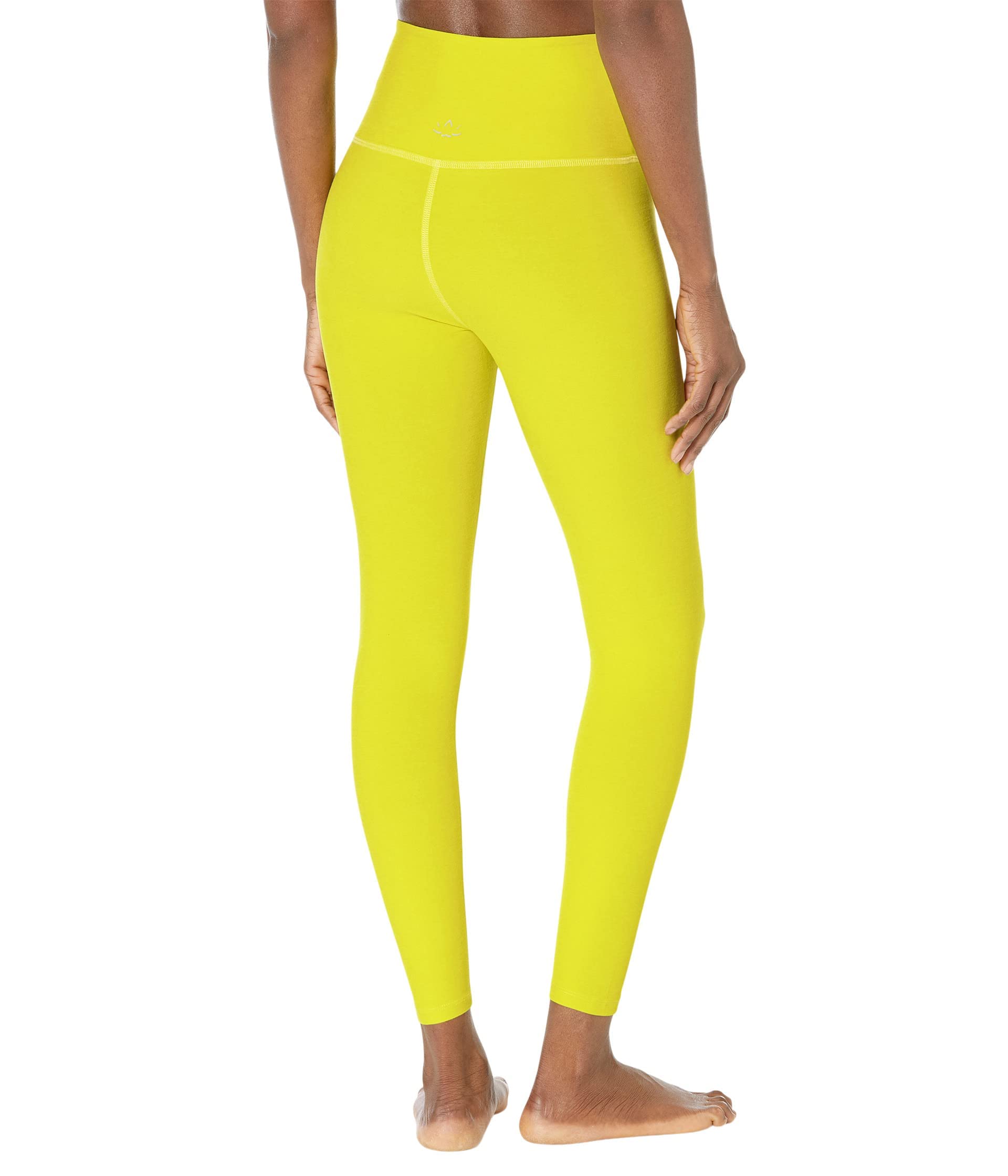 Beyond Yoga Spacedye at Your Leisure High Waisted Midi Leggings True Chartreuse Heather XS (US Women's 2-4) 25
