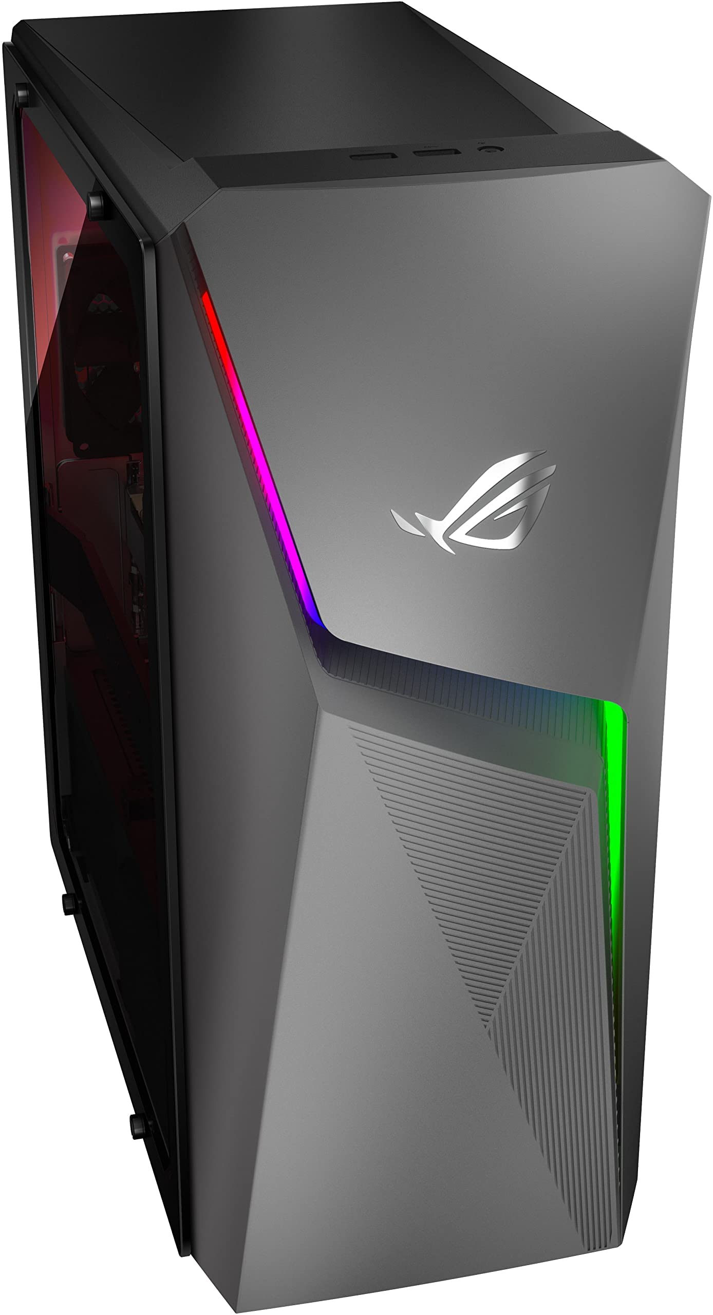 ASUS 2022 Newest ROG Premium Gaming Desktop | 11th Gen Intel Core i7-11700F | 32GB RAM | 1TB SSD +2TB HDD | NVIDIA GeForce RTX 3070 | Gray | Windows 10 | with Mouse Pad Bundle