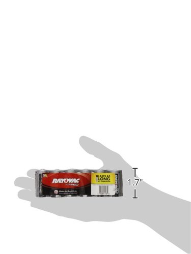 Rayovac C Batteries, Ultra Pro C Cell Batteries Alkaline, 6 Count