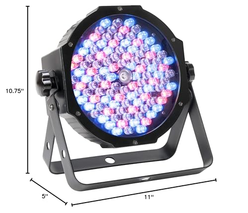 ADJ Products 1226200045 Mega Par Profile Plus, Multi-Use LED Par Can Lighting Fixture with RGB and UV MEG358