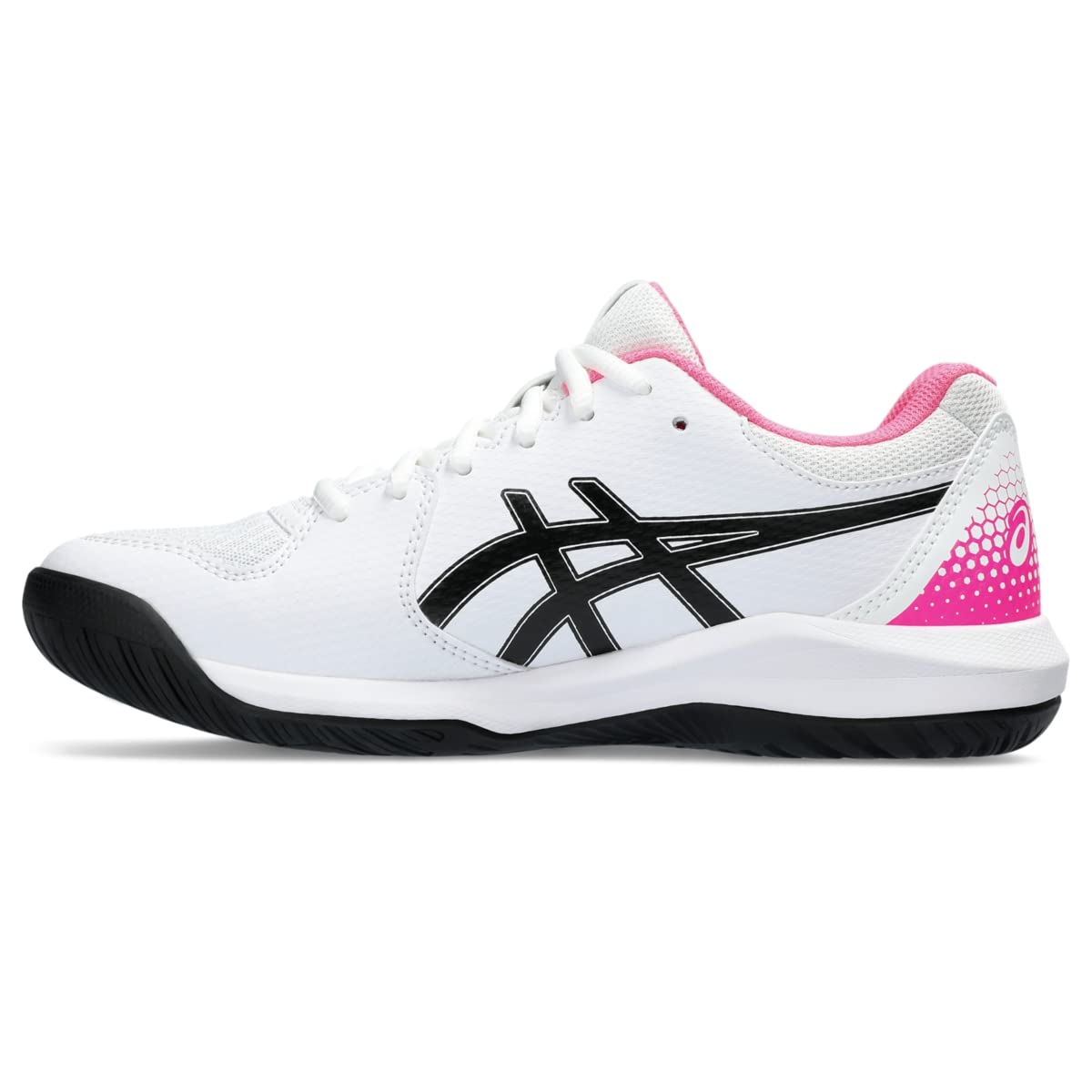 ASICS Women's GEL-Dedicate 8 Pickleball White/Hot Pink 8.5 B (M)