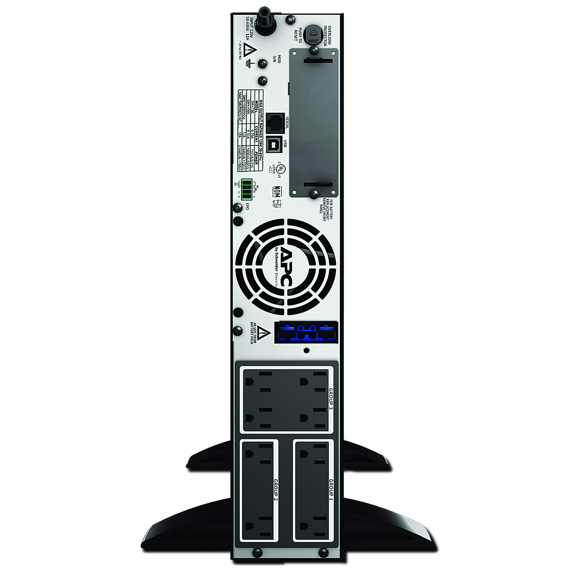 APC Smart-UPS SMX1500RM2U X 1200W/1500VA LCD 120V 2U/Tower UPS System (Renewed)