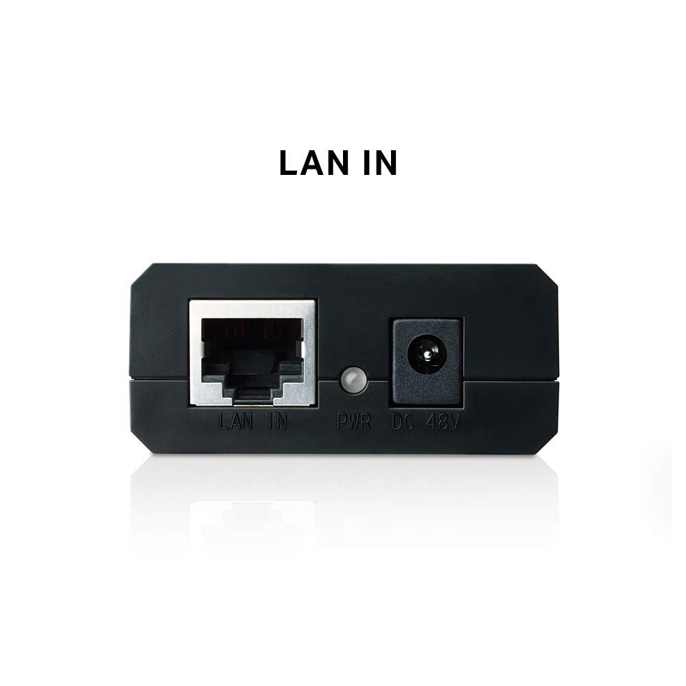 TP-LINK TL-PoE150S PoE Injector Adapter, IEEE 802.3af compliant, up to 100 meters (325 Feet) (Renewed)