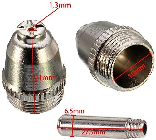 AWLOLWA 70Pcs Plasma Cutter Torch Consumables Nozzles Tips Kit For SG-55 AG-60 40/50/78 Amp…