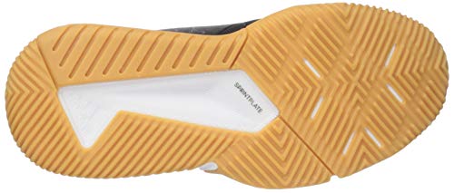 adidas Women's Crazyflight Team Volleyball Shoe, Black/White/Gum, 9 M US